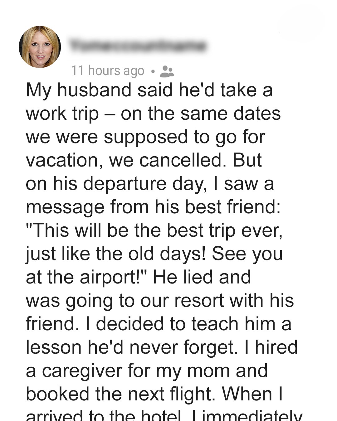 He Canceled Our Vacation. His Best Friend’s Text Sent Me Flying ...